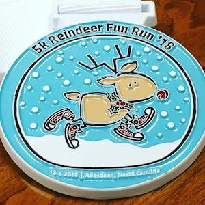 Medals - Reindeer Fun Run